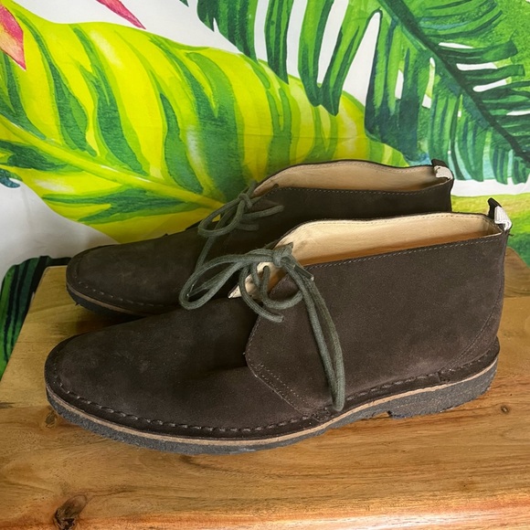 Coach | Shoes | Coach Mens 9m Anthony Brown Suede Chukka Lace Up Casual ...